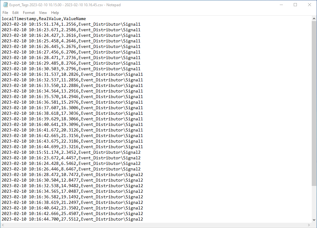 Swappcon ApS - WinCC data export (manuel)